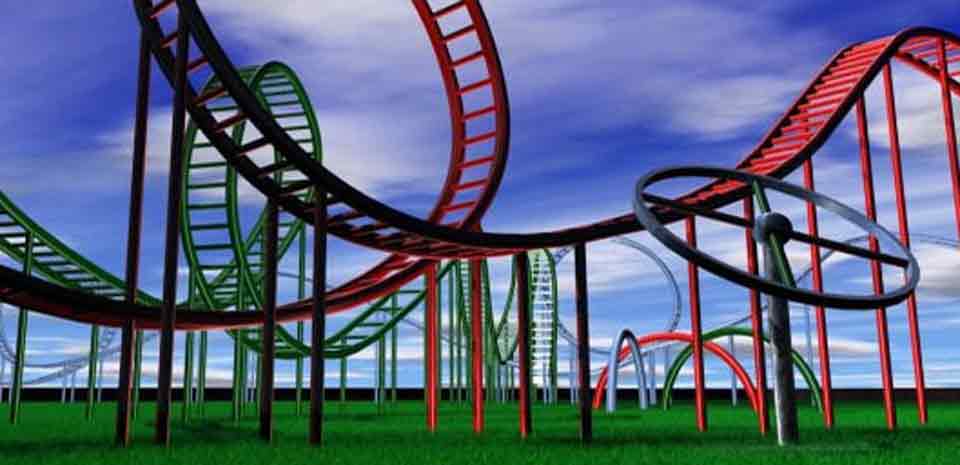 MaxFlight Virtual Roller Coaster | Vegas Day And Night