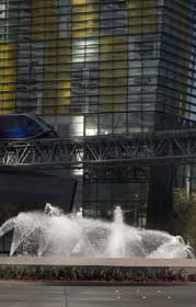 Water Features at ARIA Resort | Las Vegas Strip Art | Vegas Day And Night
